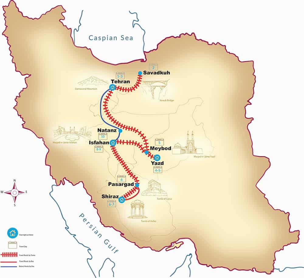 Iran Train Tour - Discover Iran On A Private Luxury Train