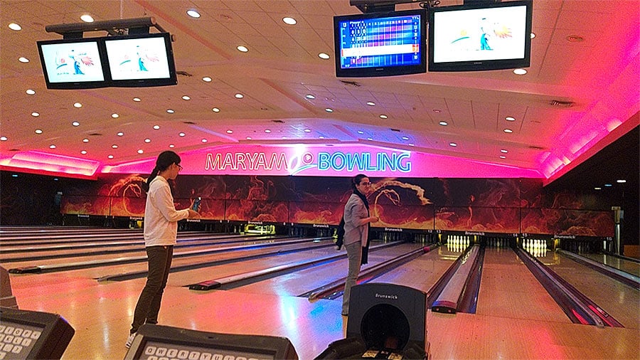 Maryam Bowling In Kish And Leisure Complex